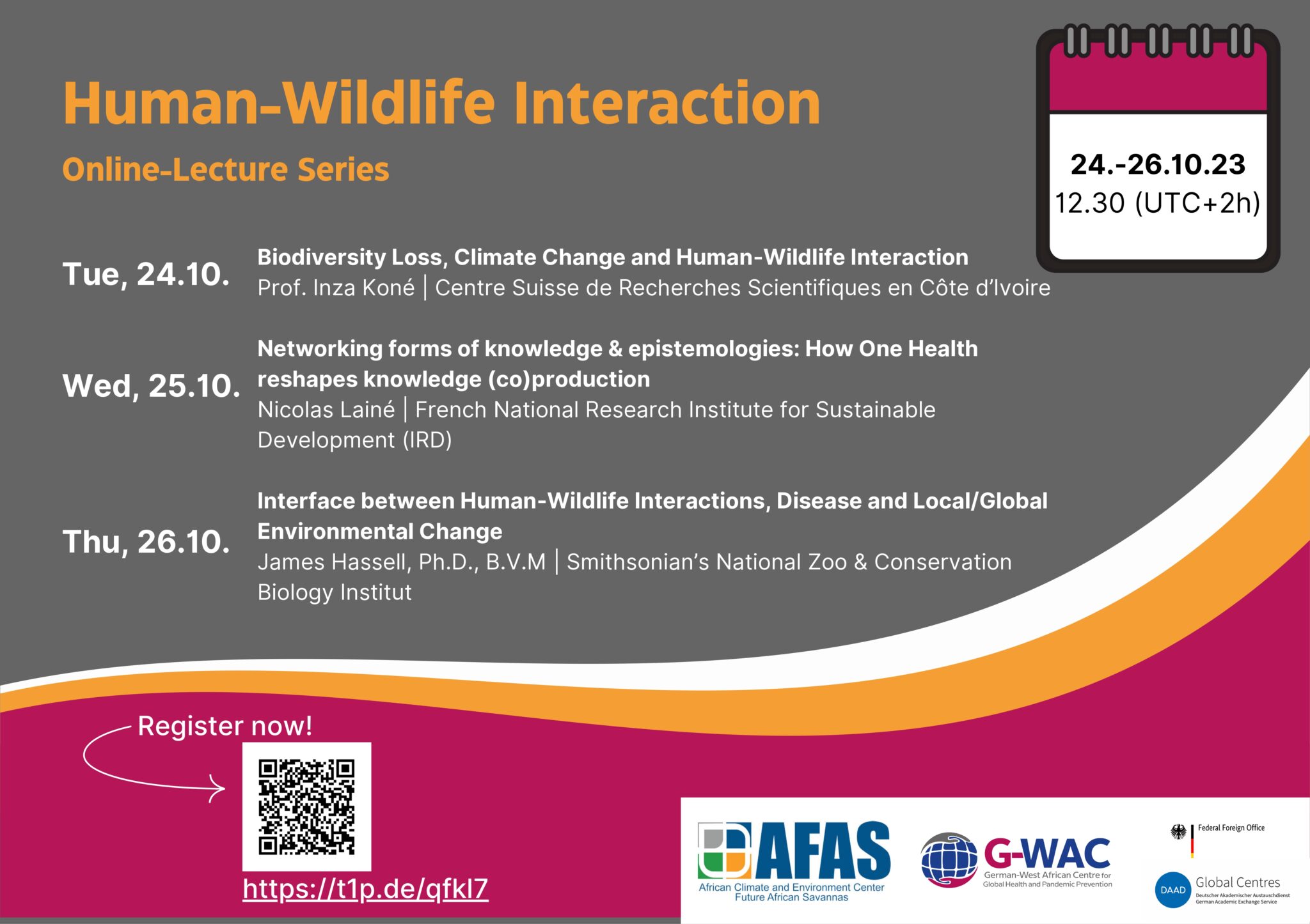 Online-Lecture Series on Human-Wildlife Interactions - AFAS